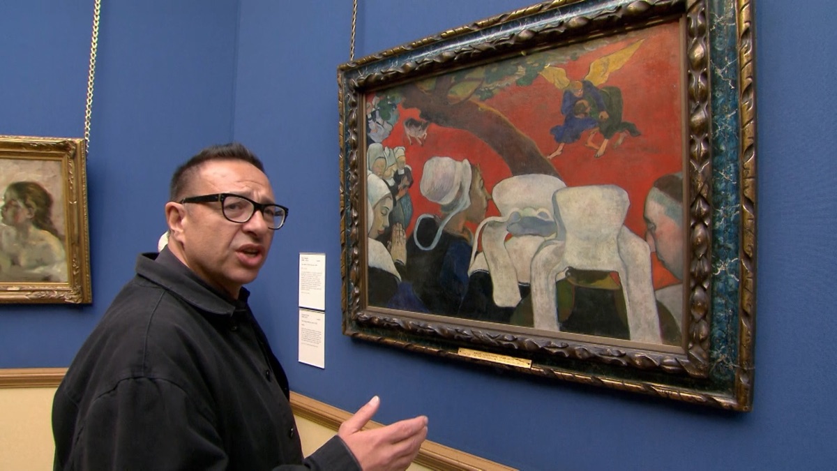 Paul Gauguin The Vision After The Sermon