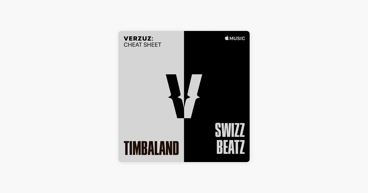 ‎Apple Musicの「Verzuz Cheat Sheet: Timbaland x Swizz Beatz」
