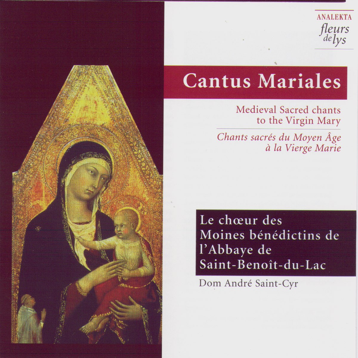 ‎Cantus Mariales: Medieval Sacred Chants to the Virgin Mary by Le Chœur ...