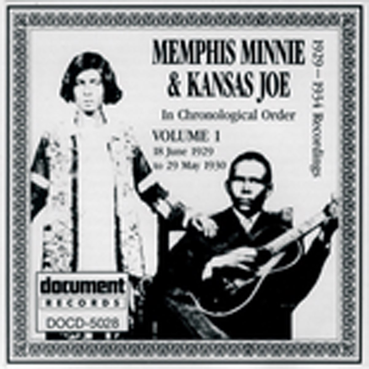 ‎Memphis Minnie & Kansas Joe in Chronological Order: Vol. 1 (1929-1930 ...