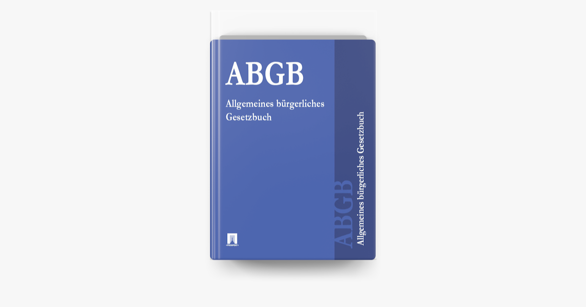 ‎Allgemeines bürgerliches Gesetzbuch (ABGB) 2016 on Apple Books