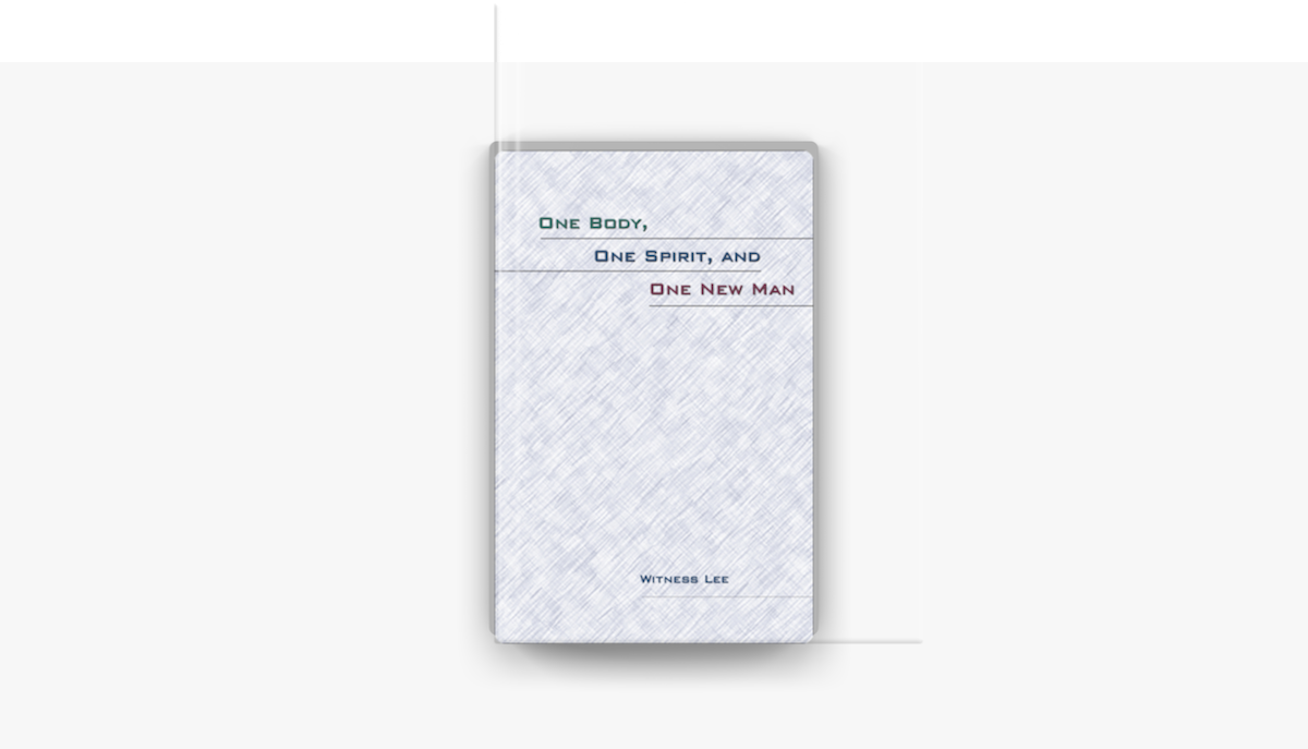 ‎One Body, One Spirit, and One New Man en Apple Books