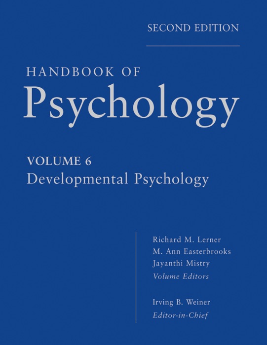 (Download) "Handbook of Psychology, Developmental Psychology" by Irving ...