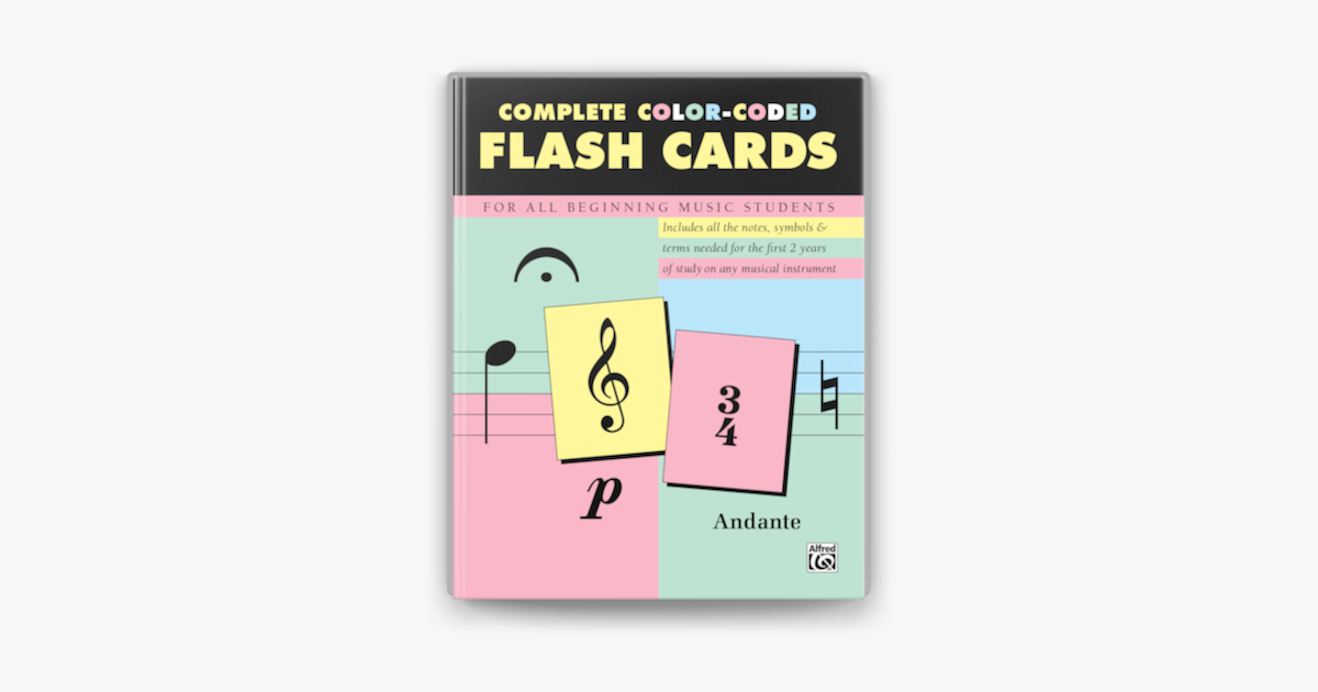 ‎89 Color-Coded Music Theory Flash Cards on Apple Books