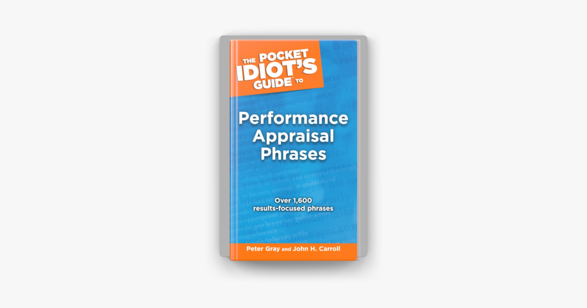 The Pocket Idiot s Guide To Performance Appraisal Phrases On Apple Books the-pocket-idiot-s-guide-to-performance-appraisal-phrases-on-apple-books