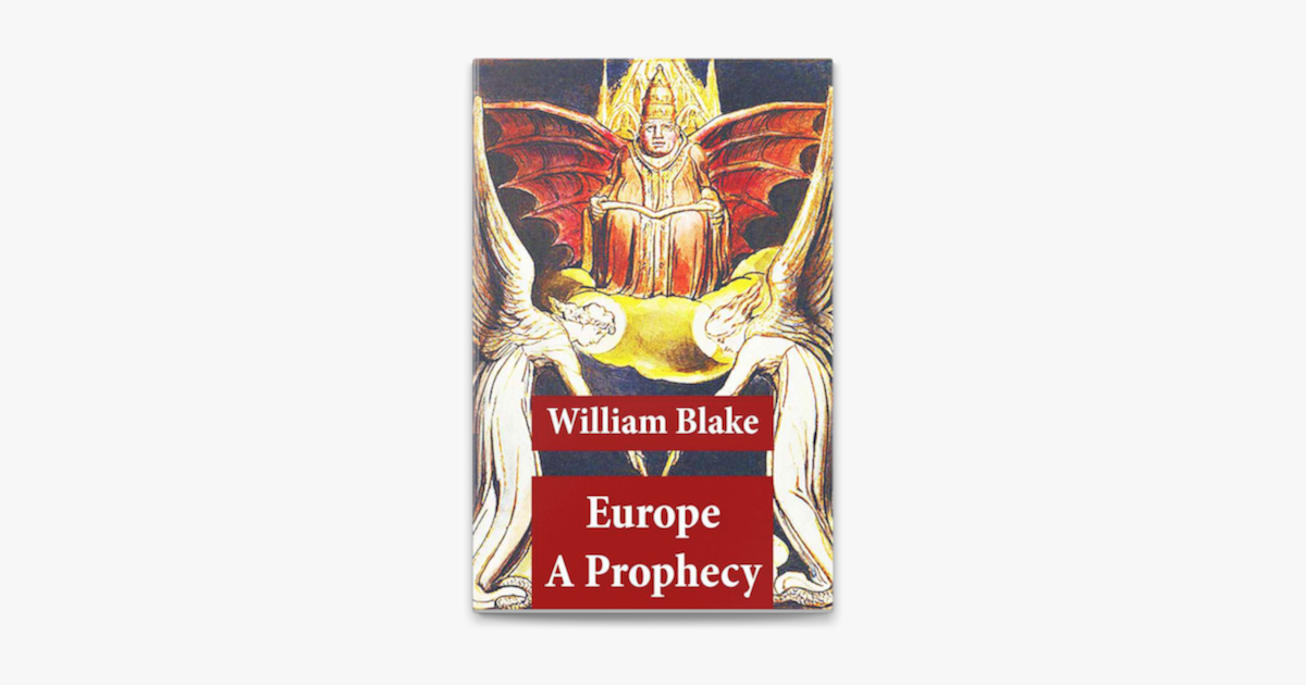 ‎Europe A Prophecy (Illuminated Manuscript with the Original ...