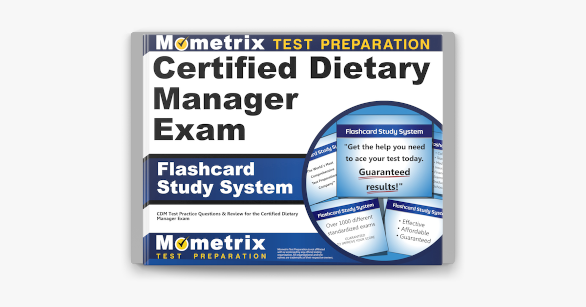 ‎Certified Dietary Manager Exam Flashcard Study System: on Apple Books