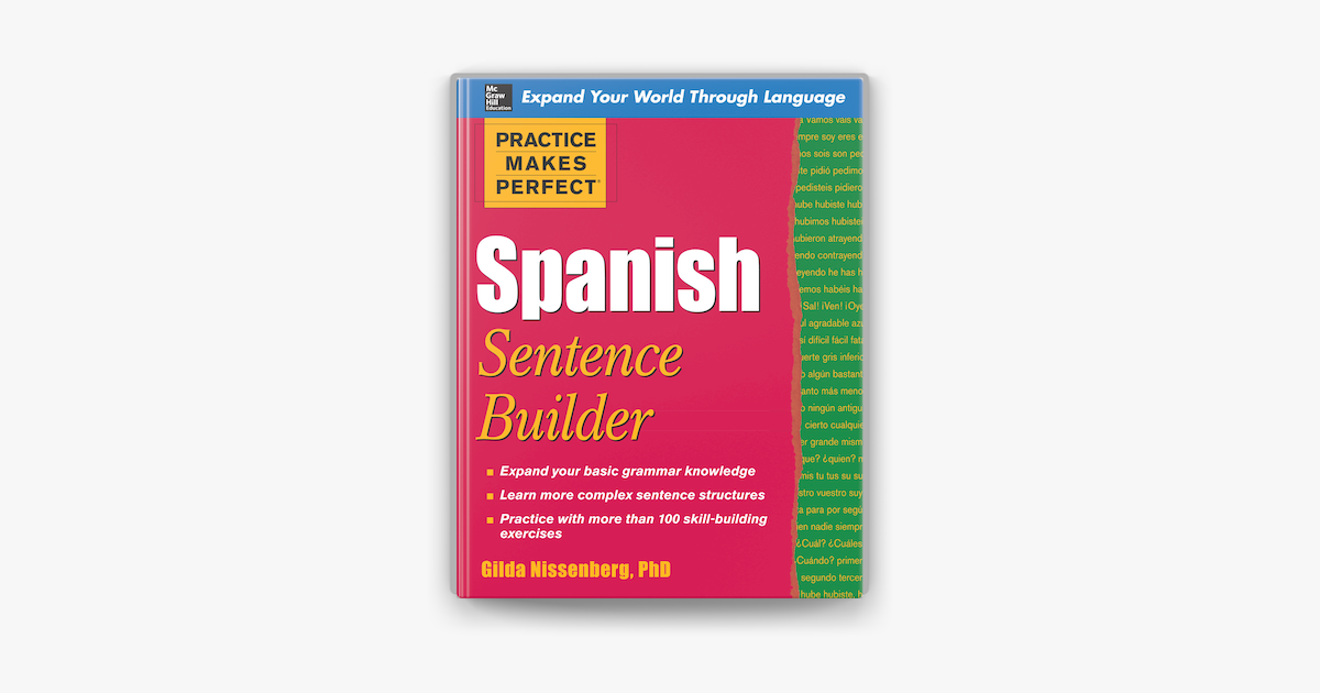 ‎Practice Makes Perfect Spanish Sentence Builder on Apple Books