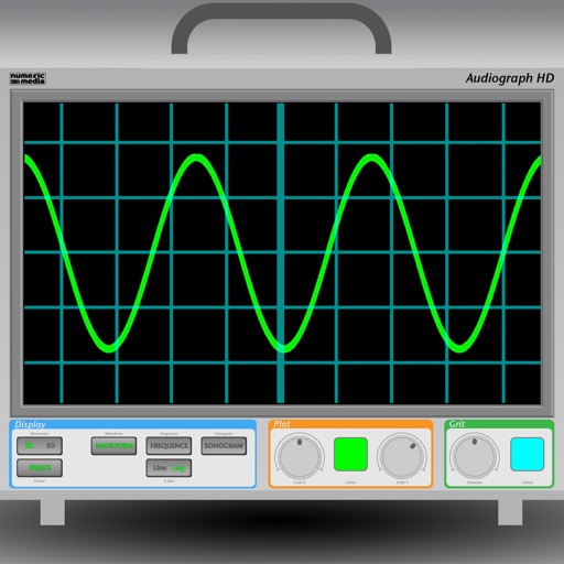 Audiograph - Waveform and Frequency Oscilloscope by numeric-media.com ...