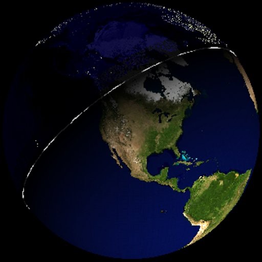 Earth, Sun and Moon (EarthView) by Craig Vosburgh