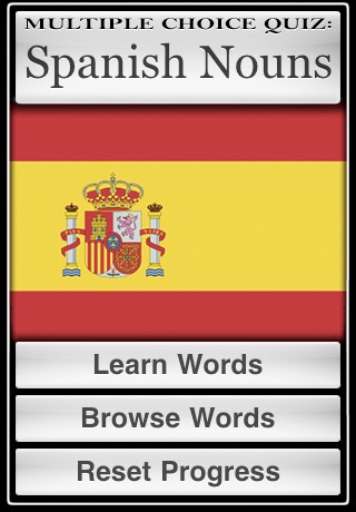 Spanish Nouns Quiz + Audio : Multiple Choice Vocabulary by Levitate