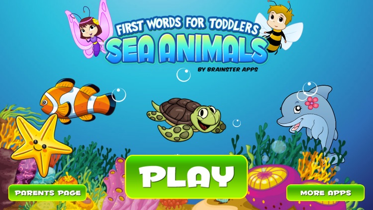 First Words for Toddlers 3: Sea Animals by Brainster Academy Inc.