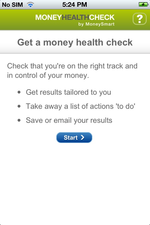 Money Health Check by Australian Securities and Investments Commission