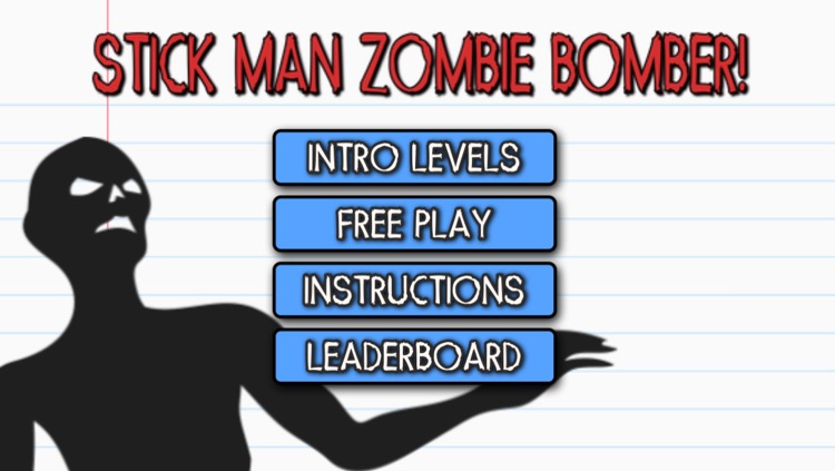 Stick Man Zombie Bomber by Michael Webb
