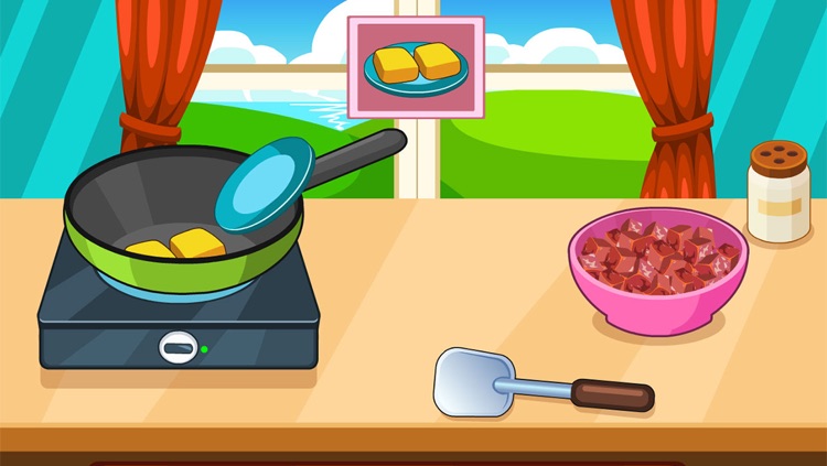 Beef taco lasagna cooking game by LPRA Studio