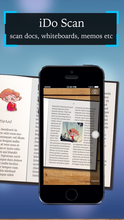 iDo Scan - scan quickly single page or multipage document,whiteboards,business cards,receipts ...