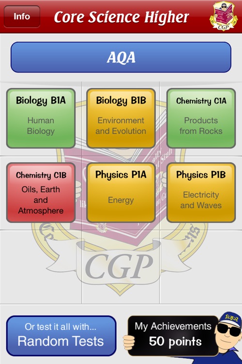 Test & Learn Higher Level — GCSE Core Science by CGP