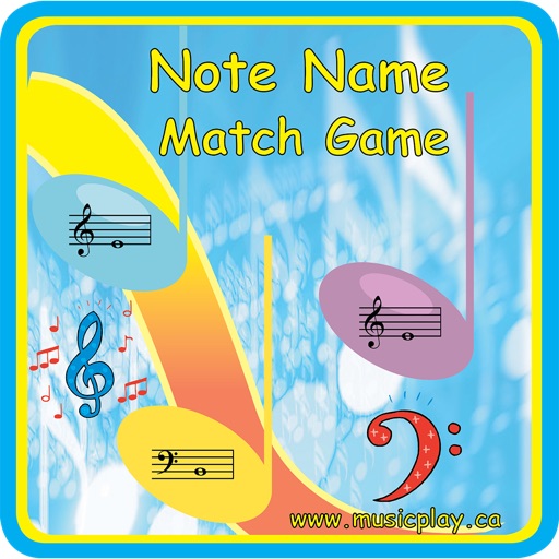 Note Name Match Game by Themes & Variations Inc