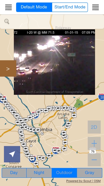 South Carolina Offline Map with Real Time Traffic Cameras by Calvin Chen