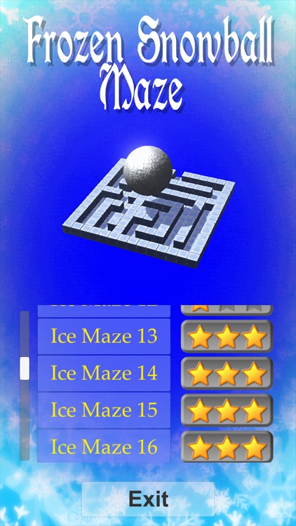 Frozen Snowball Maze by Arconyx