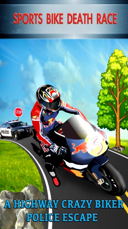 ``A Sports Bike Death Race``3D! - highway Crazy biker gang police ...