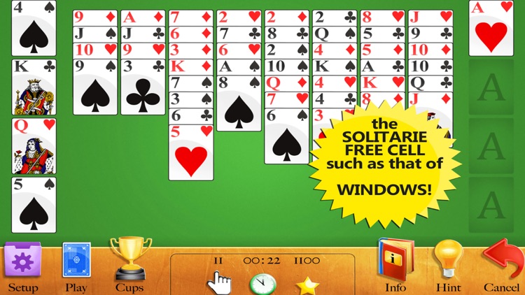 Easy FreeCell Solitaire by Stefano Campodall'Orto