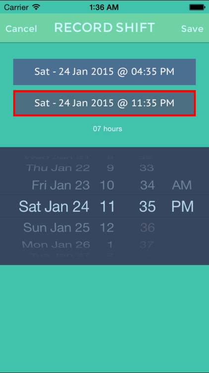 Shift Recorder by Taseen