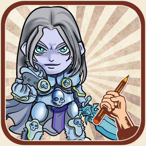 Art Of Draw Warcraft Characters Edition by Vera Diatlowa