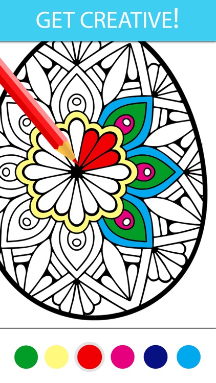 Easter Bunny Mandala Coloring Book by BACA BACA Games
