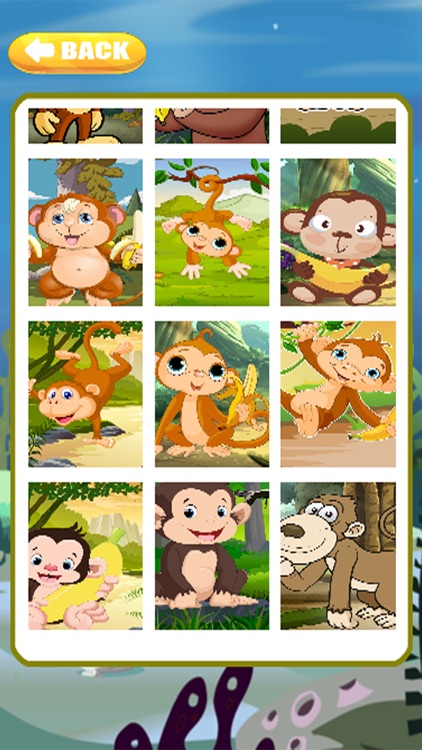 Puzzle Monkey Cartoon Games Jigsaw Kids by Piyawan Chumnanchanan