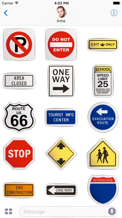 Road Signs Stickers by VICTOR VERDU