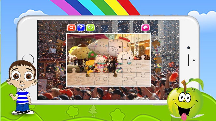 Funny Cartoon Parade Jigsaw Puzzles Games for Kids by Sarayut ...