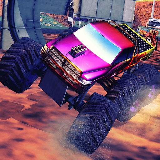 Multilevel MMX Monster Truck Racing by megan rozi