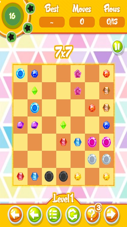 Gem Lines Draw 1024 by Thitiwut Khrueafaeng