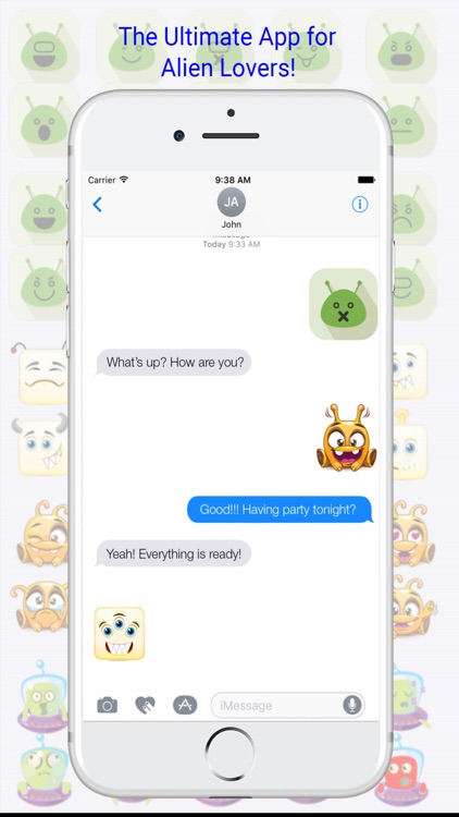 AlienMoji - 80+ Cute Alien Emoji Keyboard by Ilya Moskovoy