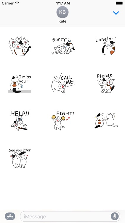 A Couple Cats Stickers by Nguyen Hoang