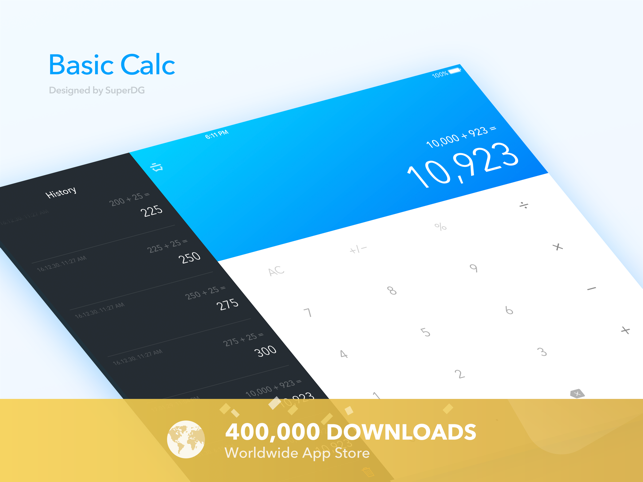 【iOS APP】Basic Calc Pro 清爽界面基本型計算機 – Dr.愛瘋 APP Navi