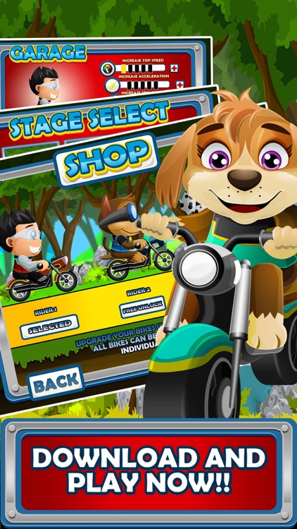 Pups Stunt Bike Rescue Patrol – Race Game for Pro by Kelzey Co