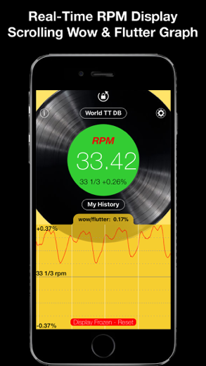 RPM - Turntable Speed Accuracy for iPhone - APP DOWNLOAD