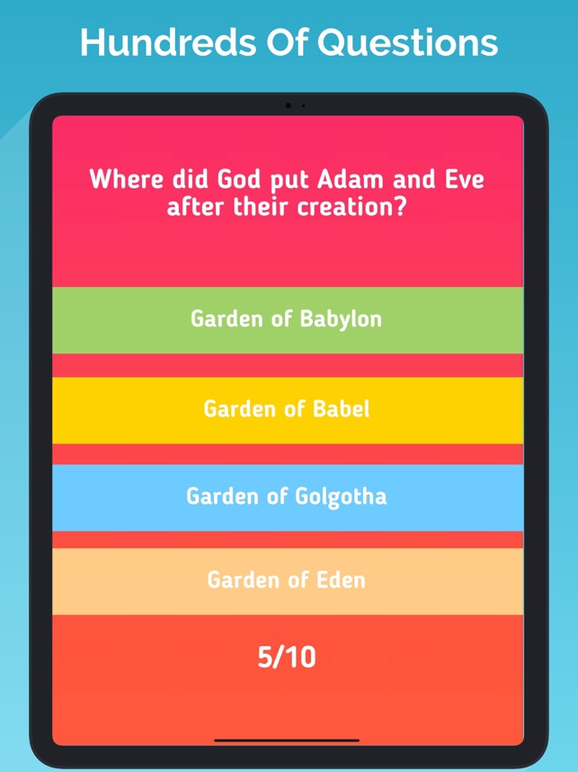 Bible Quiz - Trivia App Game on AppGamer.com