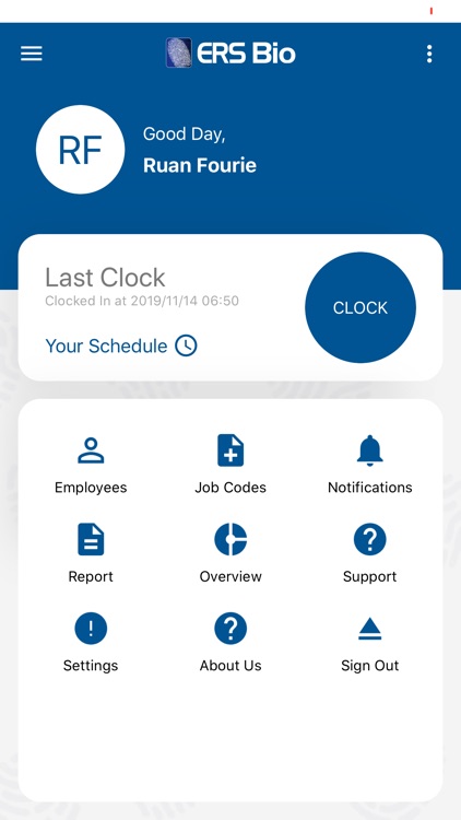 ERS Bio Clock Pro by ERS Biometrics (Pty) Ltd