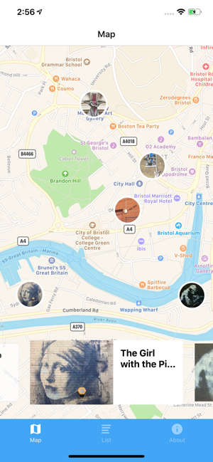 Bristol Tour Map of Banksy」をApp Storeで