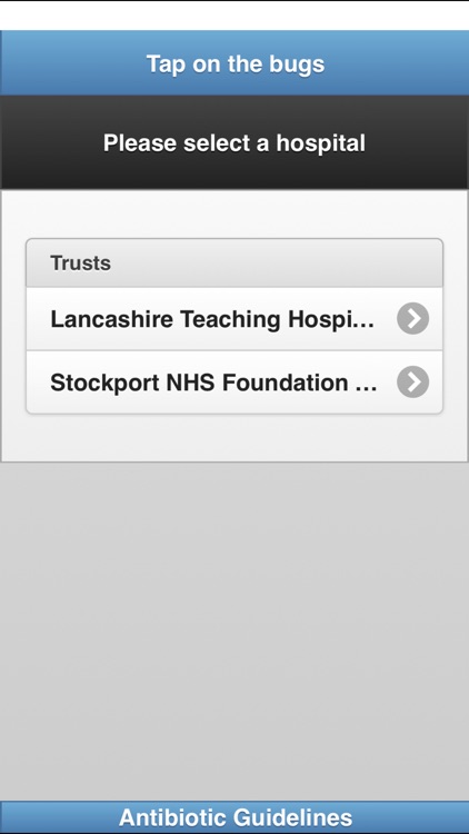 Tap on the bugs by Lancashire Teaching Hospitals NHS Foundation Trust