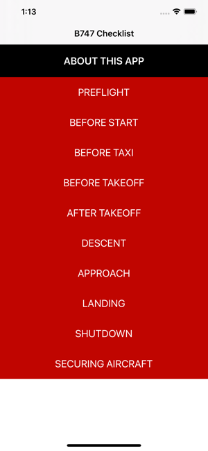 ‎B747 Checklist on the App Store