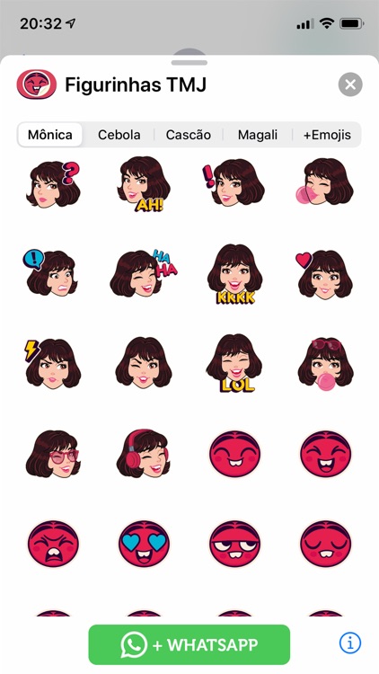 Figurinhas TMJ by Mauricio de Sousa Produções Ltda.