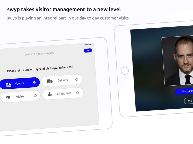 swyp - Visitor Management by DeviceBee Technologies (PVT) LTD