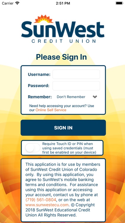 SunWest Mobile by Sunwest Educational Credit Union