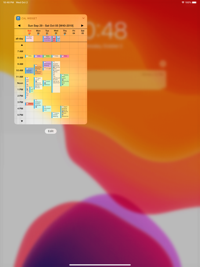 【iOS APP】Week Calendar Widget 從通知中心就可快速瀏覽行事曆 – Dr.愛瘋 APP Navi