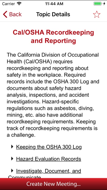 Safety Meeting App by Meridian Computing, Inc.