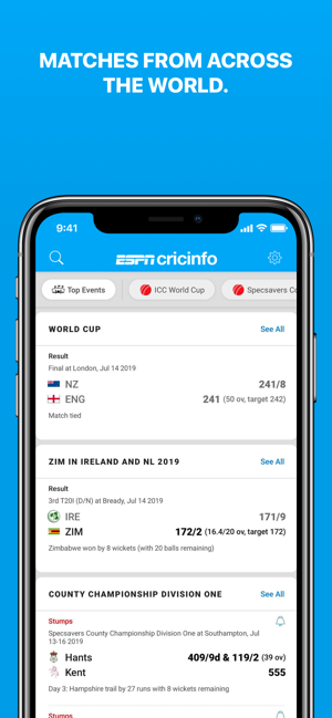 ‎Cricinfo - Live Cricket Scores on the App Store